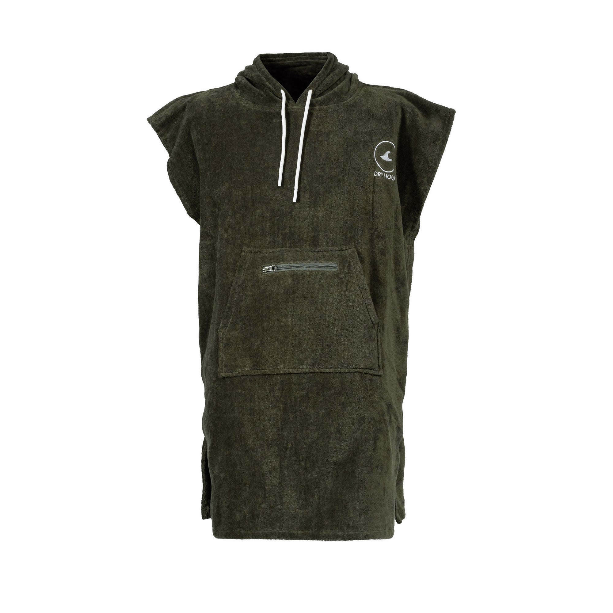 Poncho Toalla Classic Verde - Ponchos Surf y Playa | DryHood 🏖